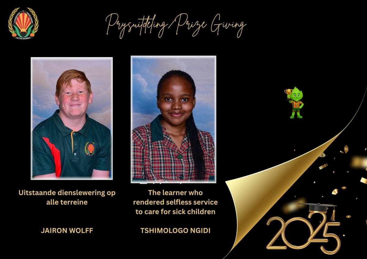 Laerskool David Brink Culture Prize Giving 2025 - AWSUM School News