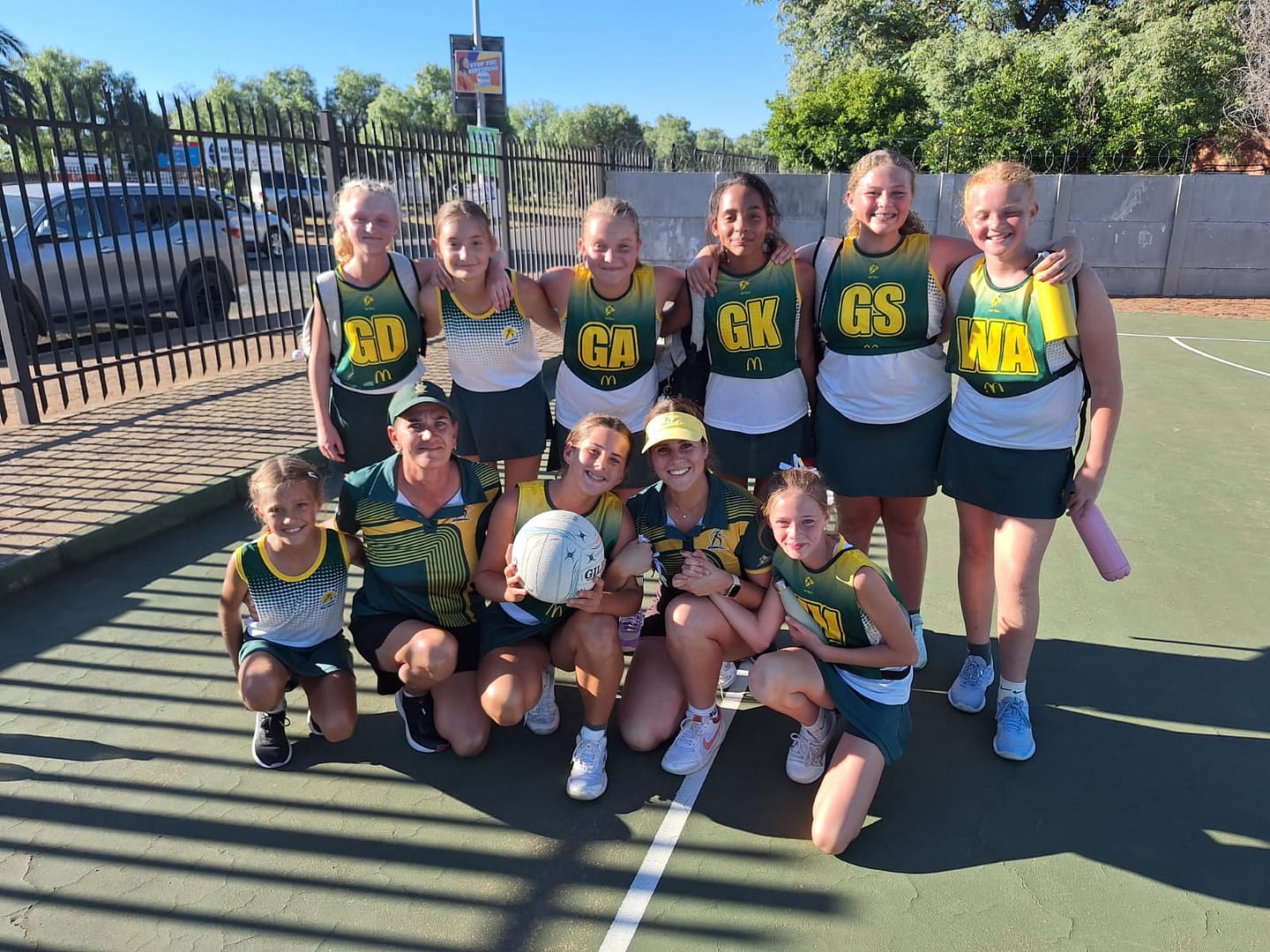 Newton Primary School under 12 A and under 13 A netball teams ...