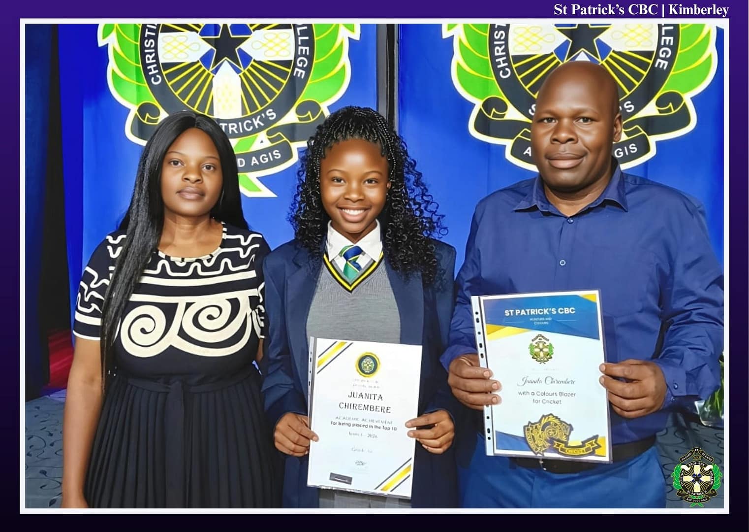 St Patrick's CBC learners received the Colours Blazers - AWSUM School News