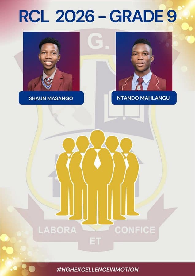 Hoërskool Generaal Hertzog new Leaders for 2026 - AWSUM School News