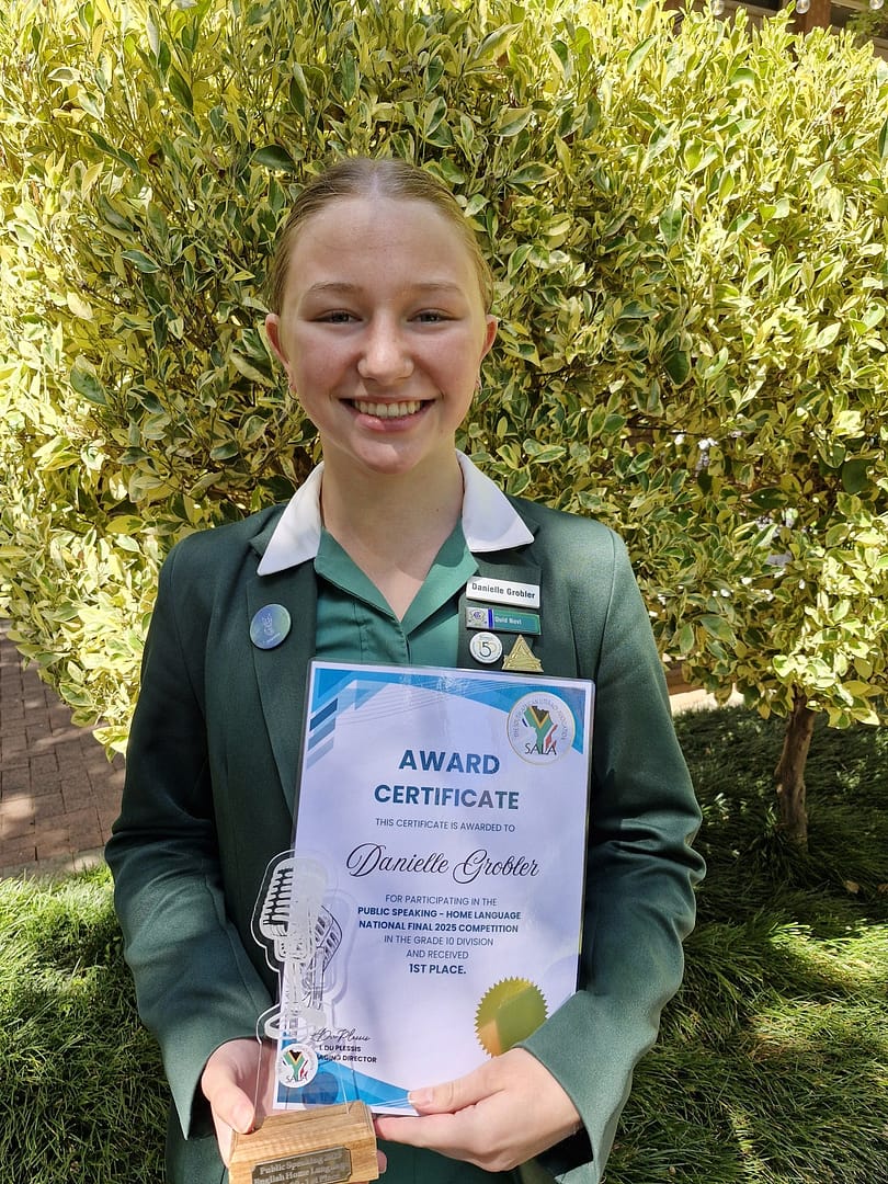 Eunice High School learner placed first in SA for Public Speaking ...