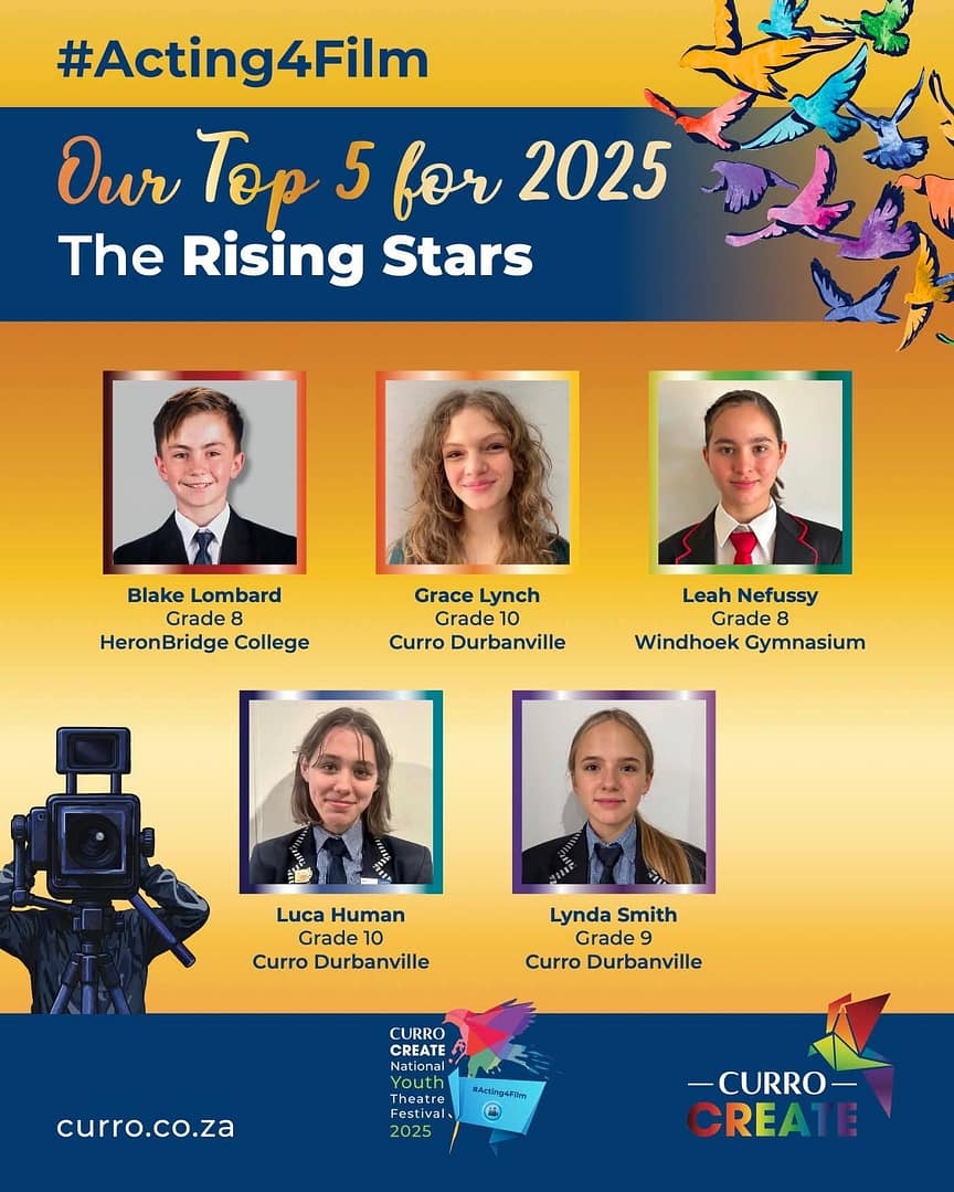 Curro Durbanville High School excel in the Acting4Film 2025 - AWSUM ...
