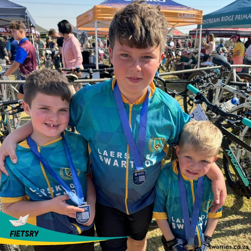 Fietsry prestasie vir Laerskool Swartkop - AWSUM School News