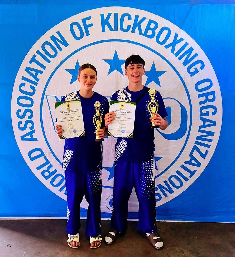 Two SA National Kickboxing Champions at Melkbosstrand High School ...