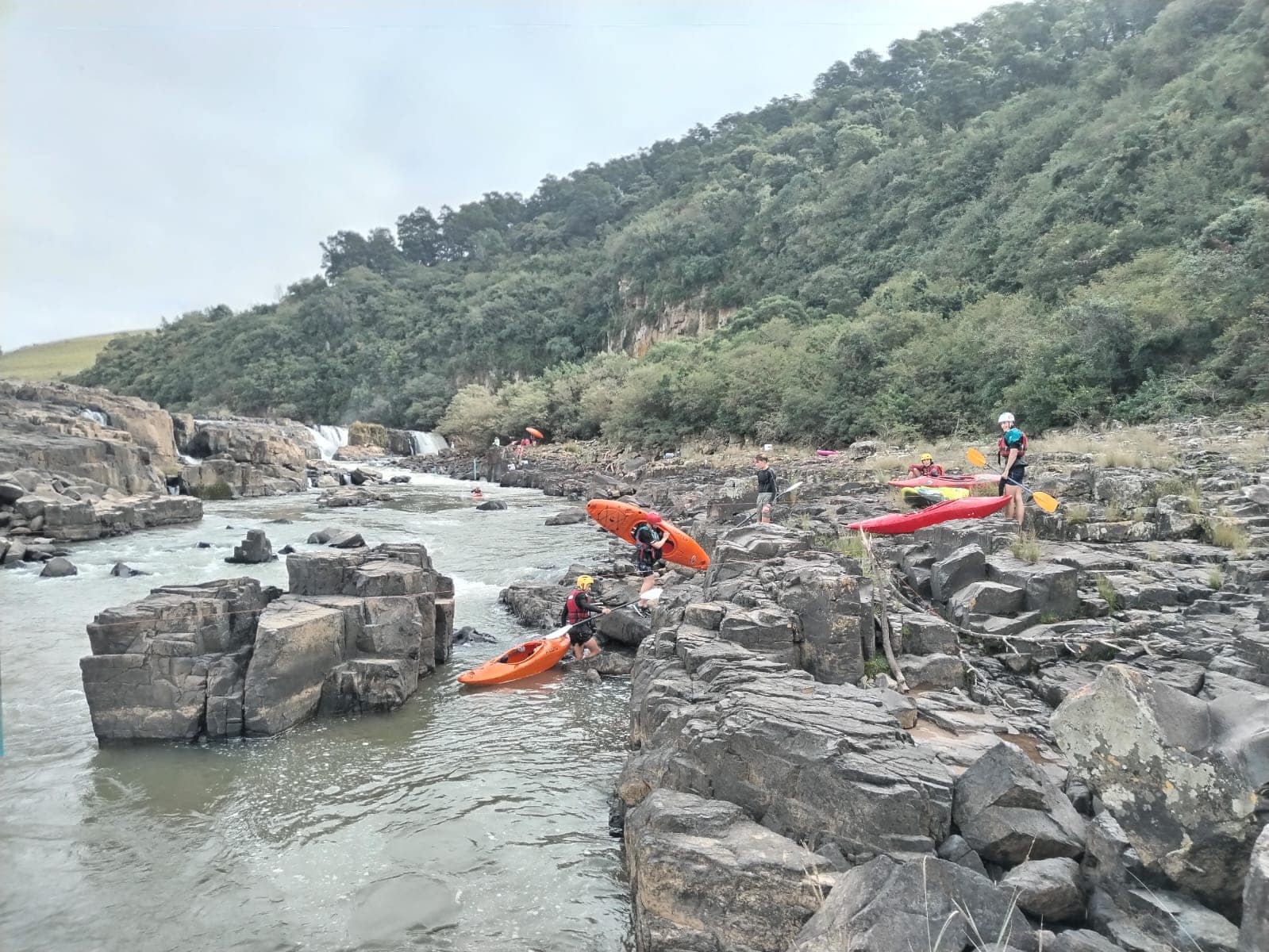 Treverton College kayak cross event - AWSUM School News