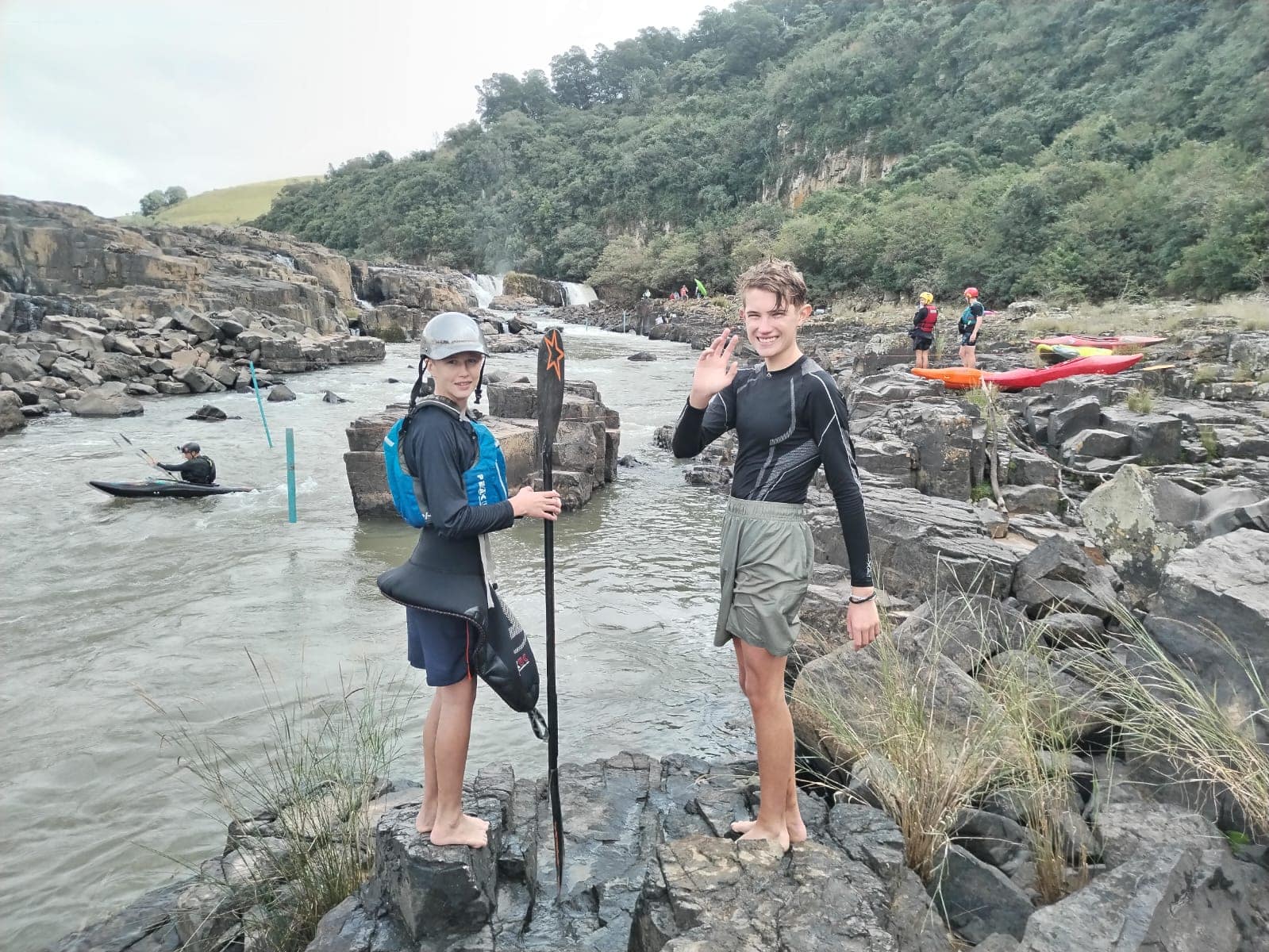 Treverton College kayak cross event - AWSUM School News