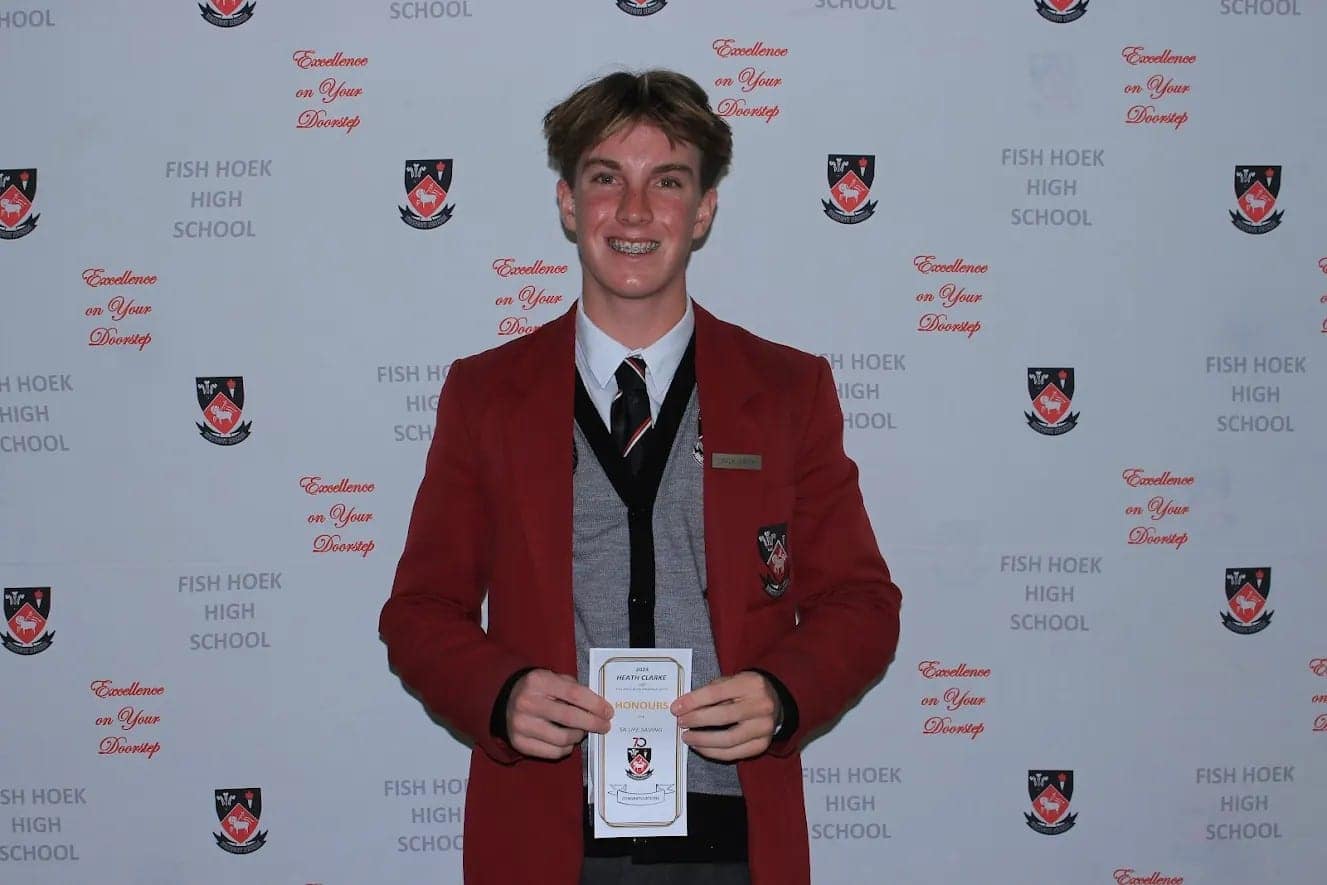 Fish Hoek High School learners received awards - AWSUM School News