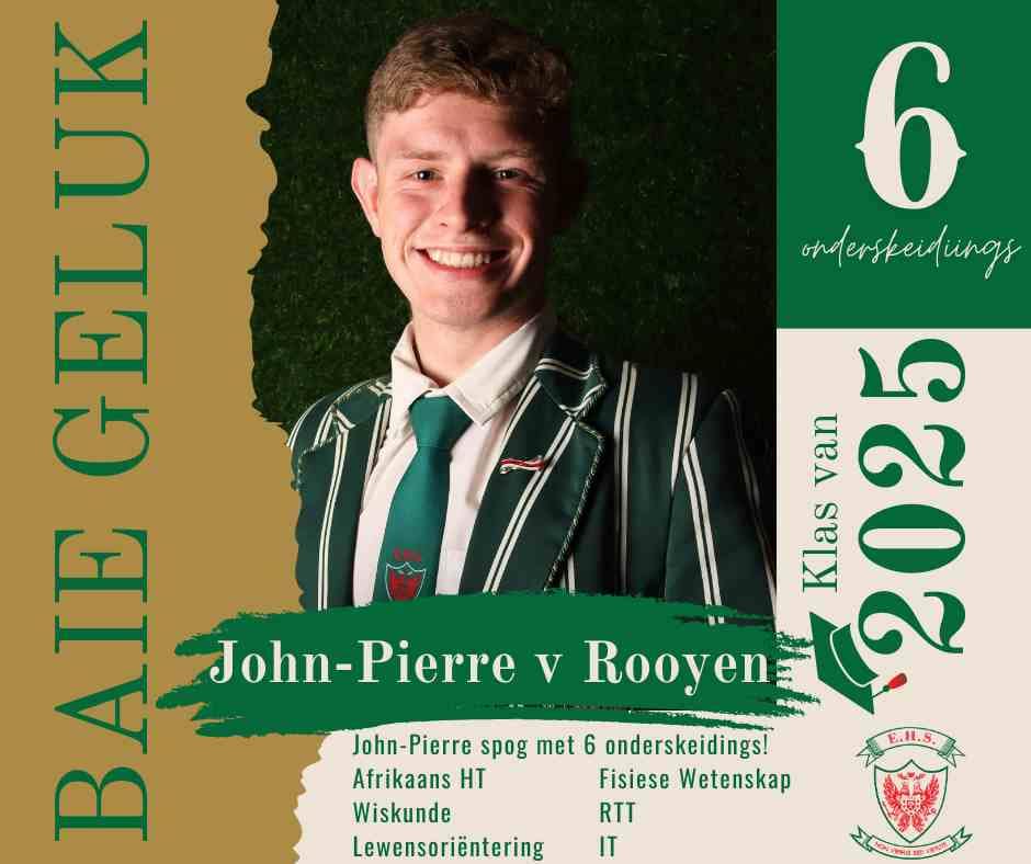 Hoërskool Ermelo Matriek Uitslae van 2025 - AWSUM School News